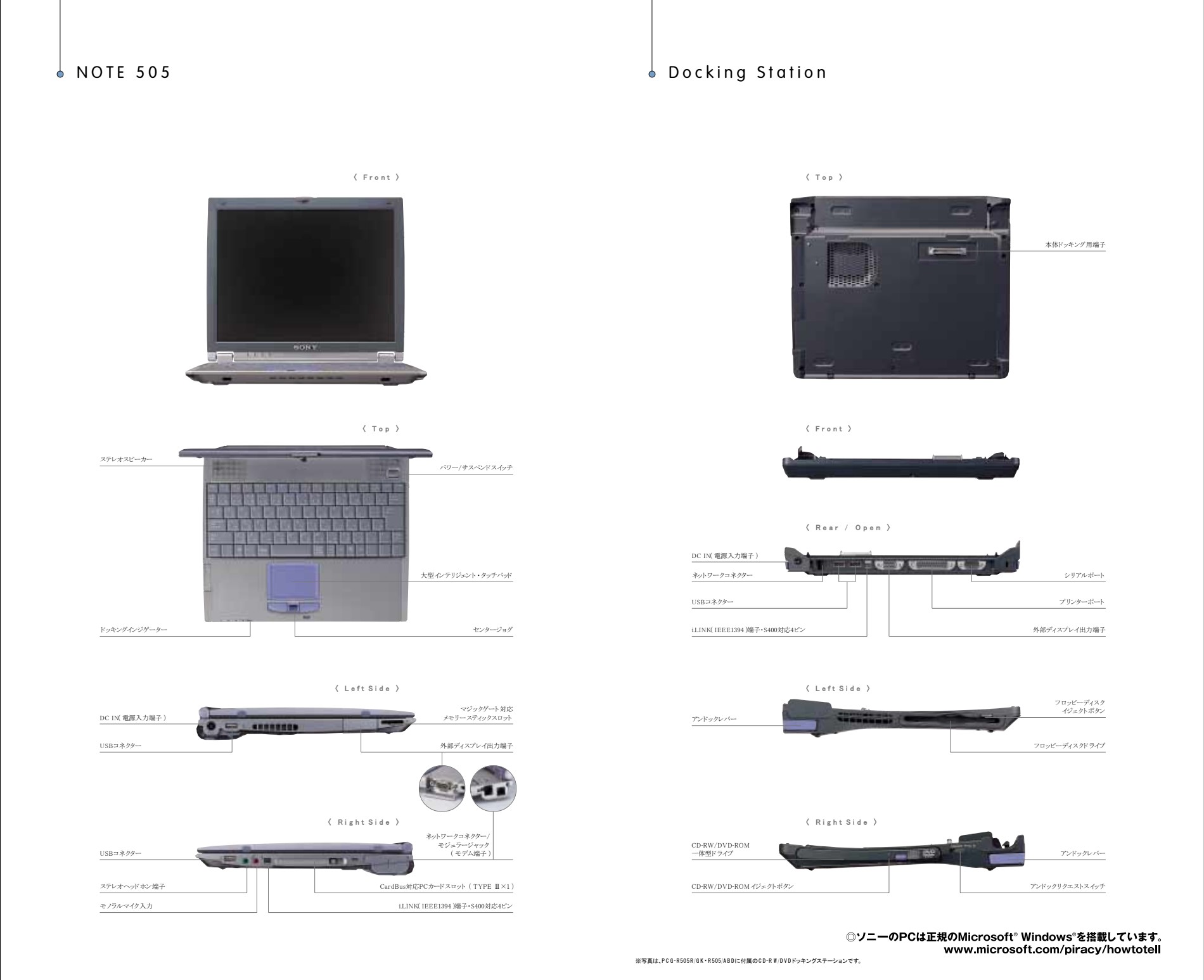 PCG-R505R/GK 2001年 | 古いハードに囲まれて since2011