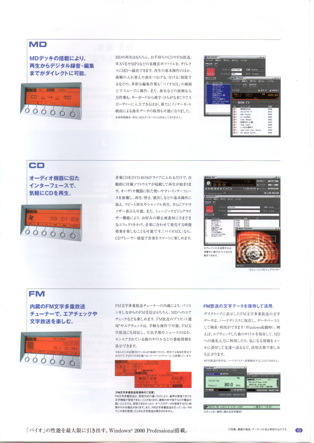 VAIO PCV-MX2 (Sony) 2000年 | 古いハードに囲まれて since2011